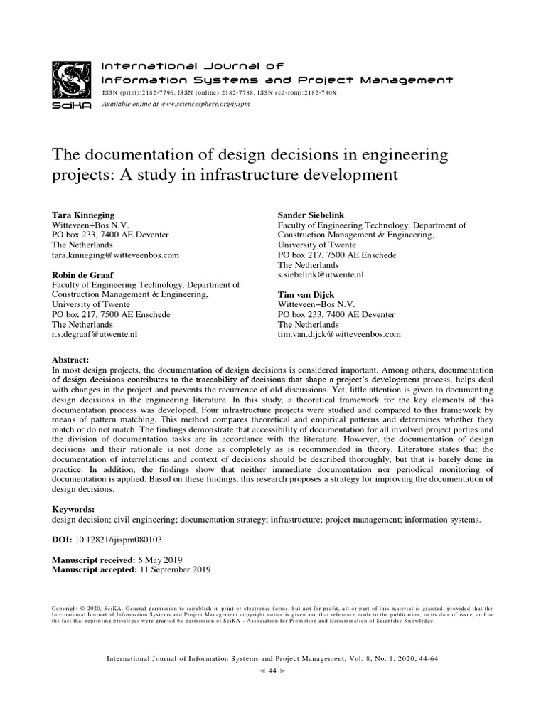 Ijispm 080103 | PDF | Case Study | Project Management