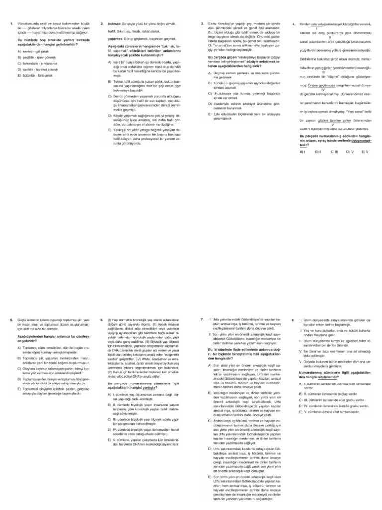 @tgdenemeleri 2024 MEB TYT DENEME | PDF