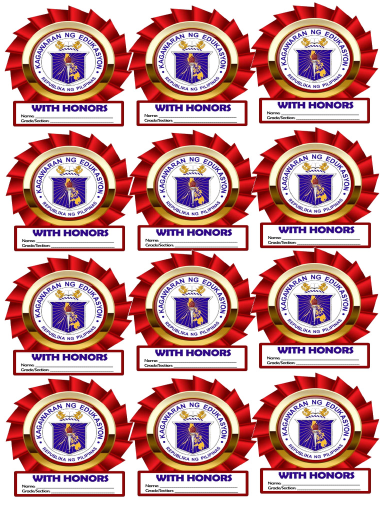 Ribbon Head With Honors | PDF
