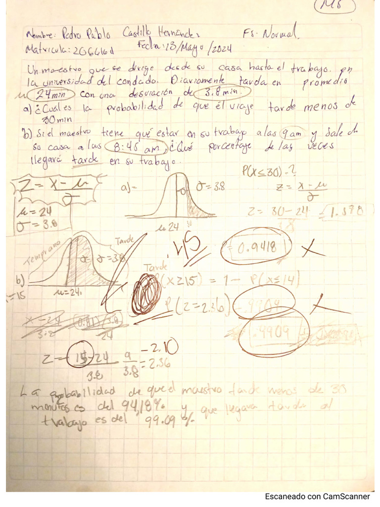 Proba Normal PPCH | PDF