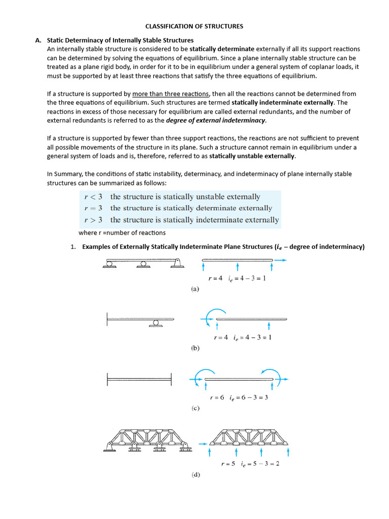 Classification of Structures | Download Free PDF | Equations | Applied ...