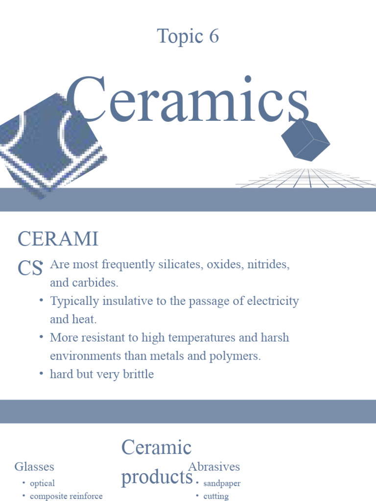 Ceramics | PDF | Ceramics | Aluminium Oxide