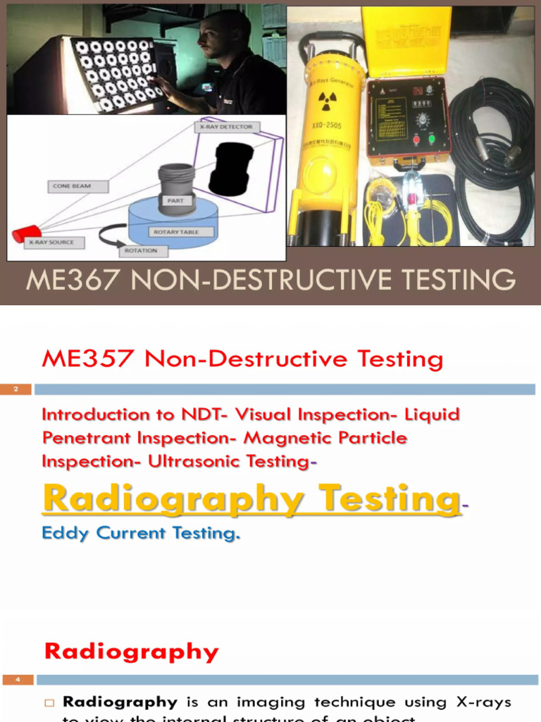 Non-Destructive Testing | PDF
