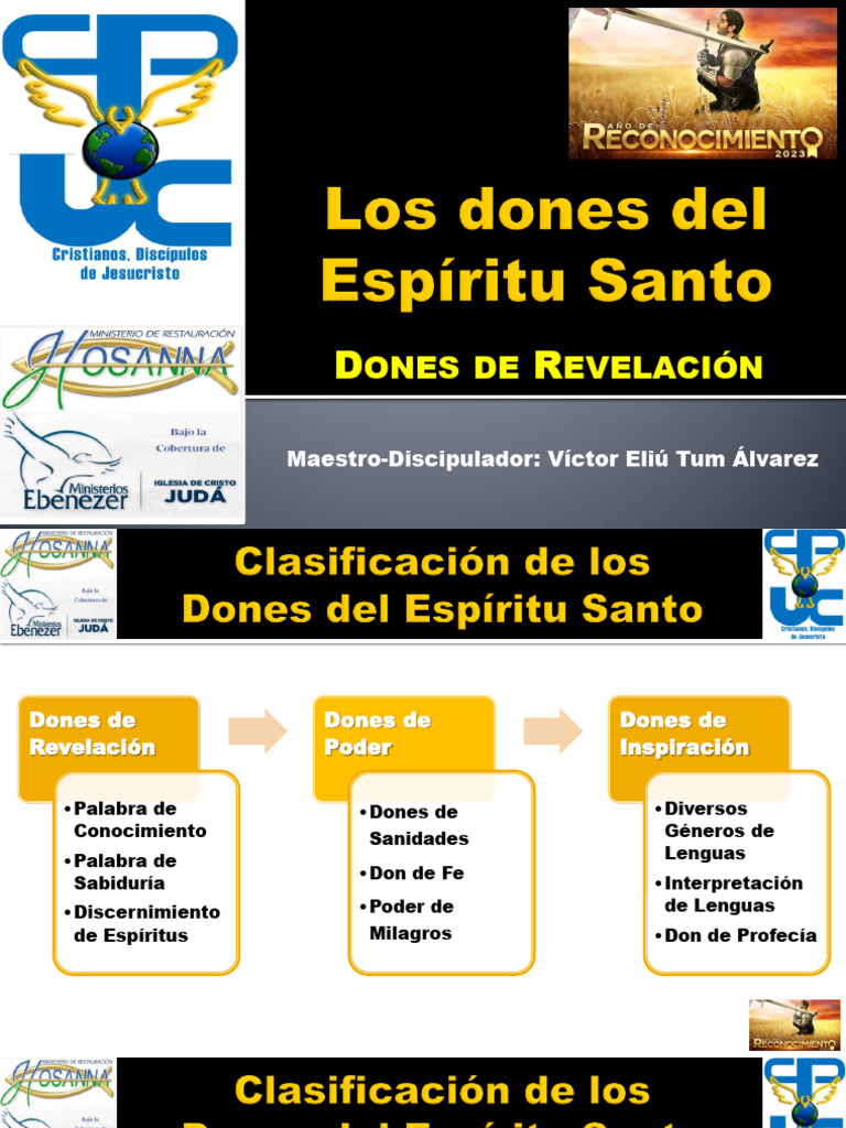 Dones de Revelación del Espíritu Santo | PDF | Demonios | Jesús