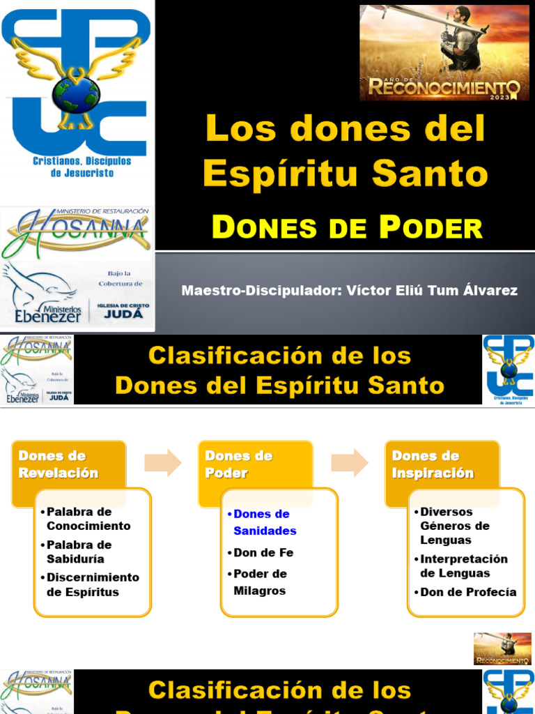 Dones Espirituales y su Aplicación | PDF | eucaristía | Evangelio de Mateo
