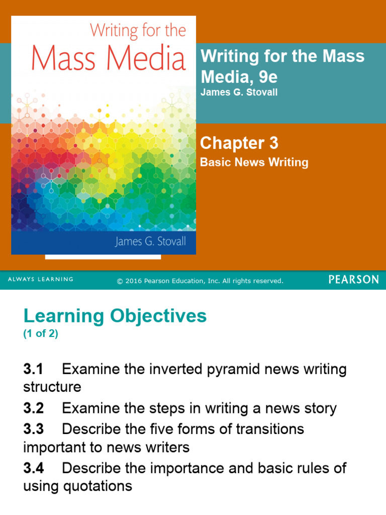 Topic 3 Writing For Print | PDF | News | All Rights Reserved