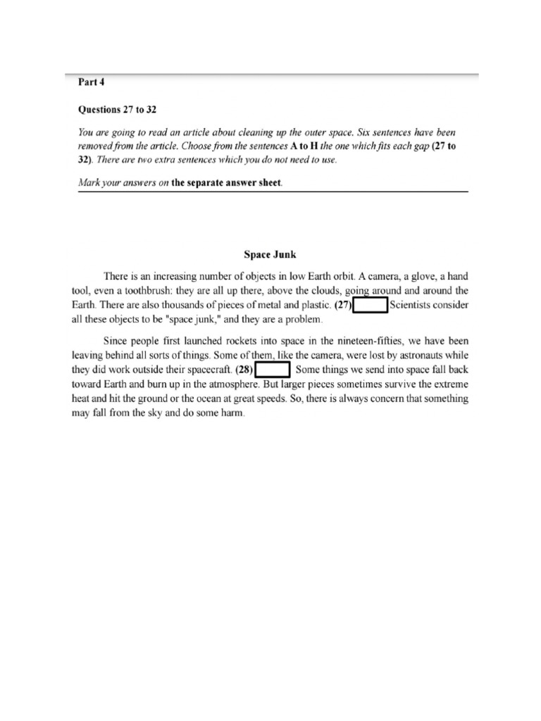 Reading - Sample | PDF