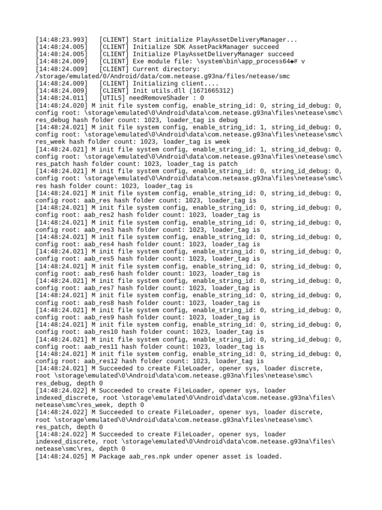 Log | Download Free PDF | Computer File | Shader