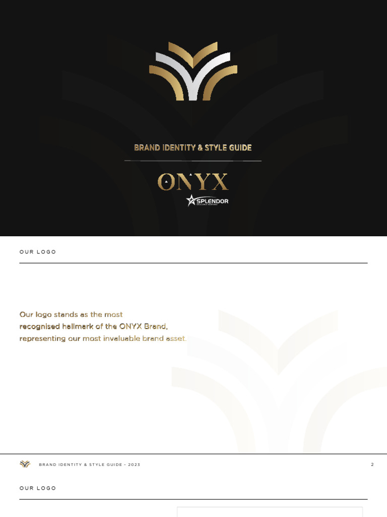 ONYX by Splendor - Channel Partner Guidelines For Branding | PDF ...