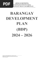 Barangay Nutrition Action Plan 2024 | PDF
