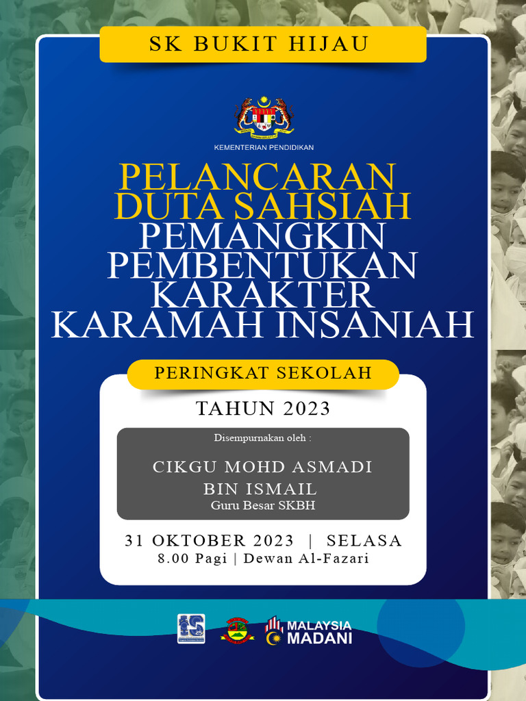 Buku Program Duta Sahsiah | PDF
