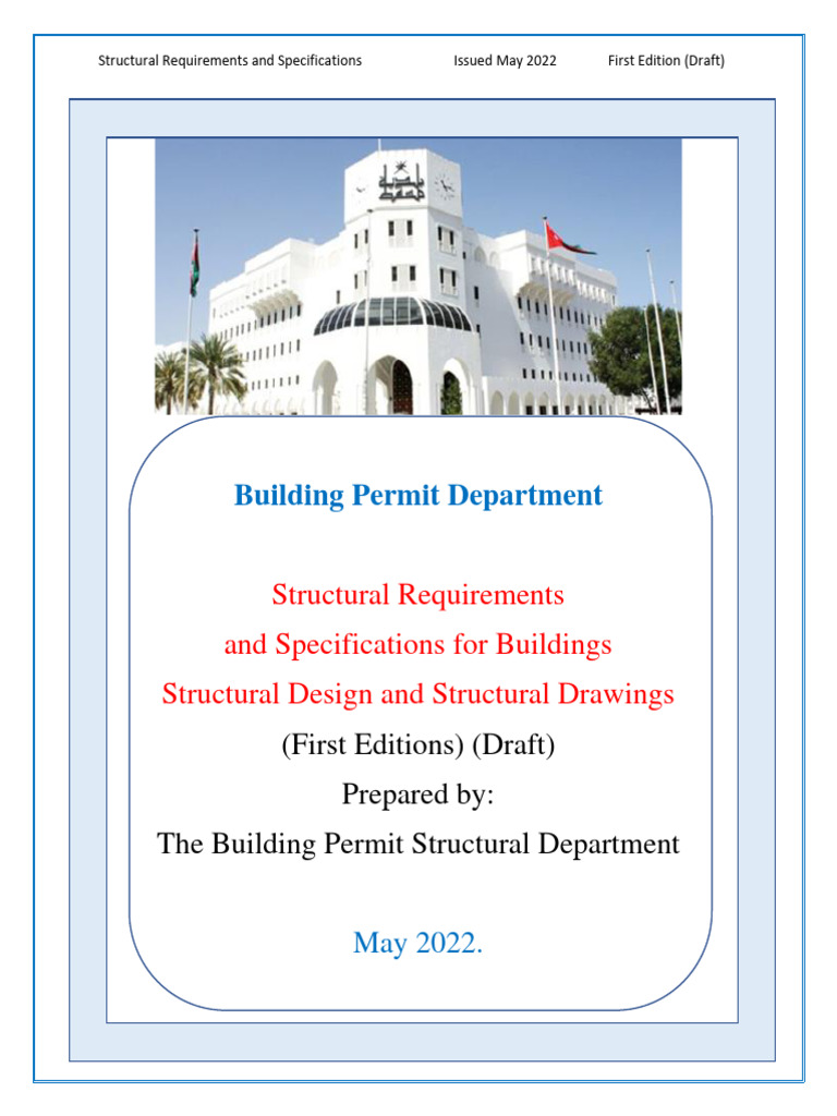 Structural Requirements | PDF | Specification (Technical Standard) | Column