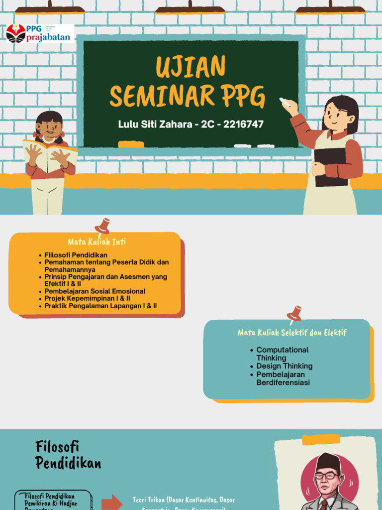 Ujian Seminar PPG Lulu Siti Zahara 2C | PDF