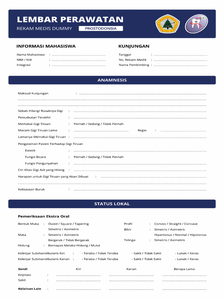 RSGM Dummy Prostho | PDF