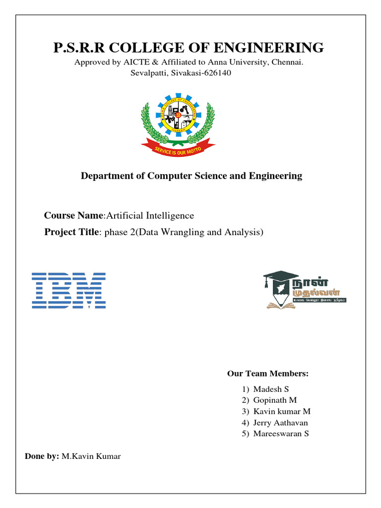 Kavin | PDF | Data Analysis | Data Science