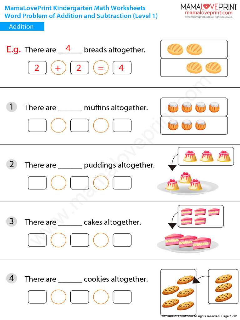 Mamaloveprint Math Wordproblem Book1 | PDF | Freedom Of Expression Law ...