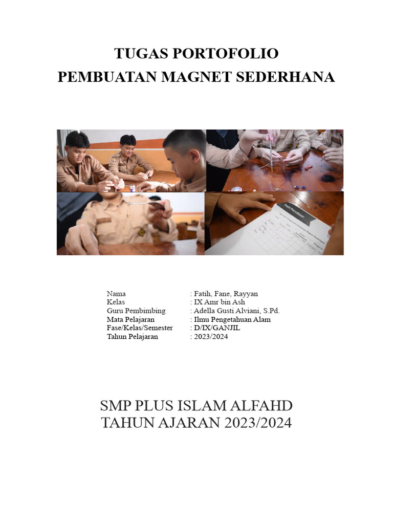 Tugas Portofolio Ix Ipa | PDF | Teknologi & Rekayasa