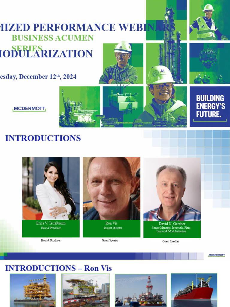 Modularization Master Session | Download Free PDF | Liquefied Natural Gas