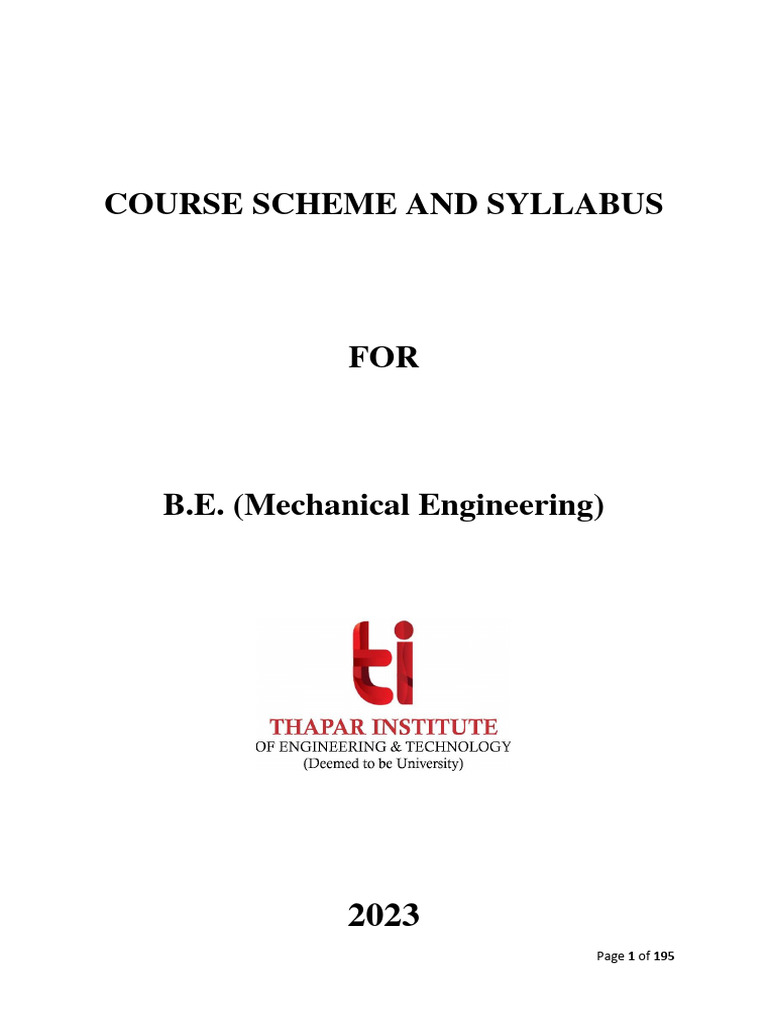 2023 Mechanical | PDF | Integral | Pointer (Computer Programming)