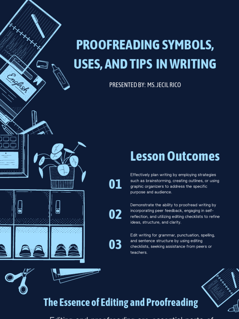 Developing Effective Writing Skills Educational Presentation in Blue ...