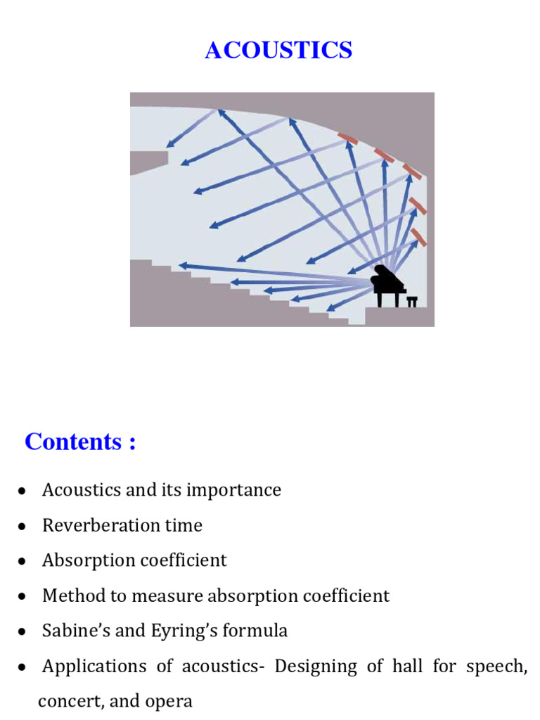 Acoustics | Download Free PDF | Acoustics | Sound