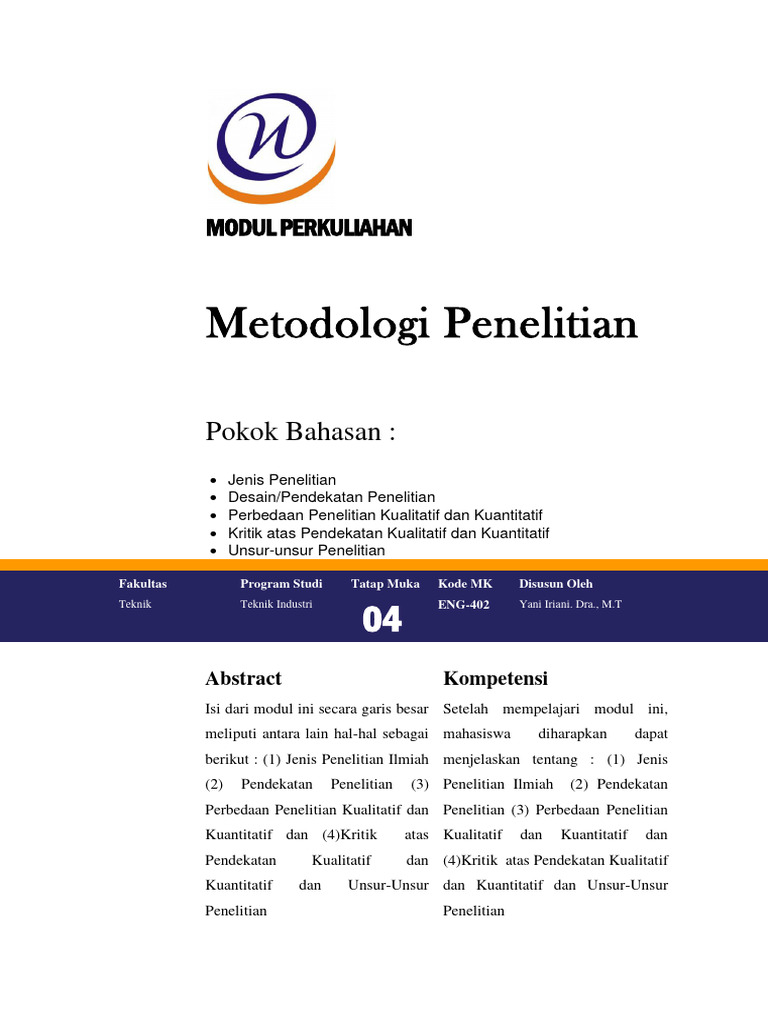 Modul 4 Metlit | PDF