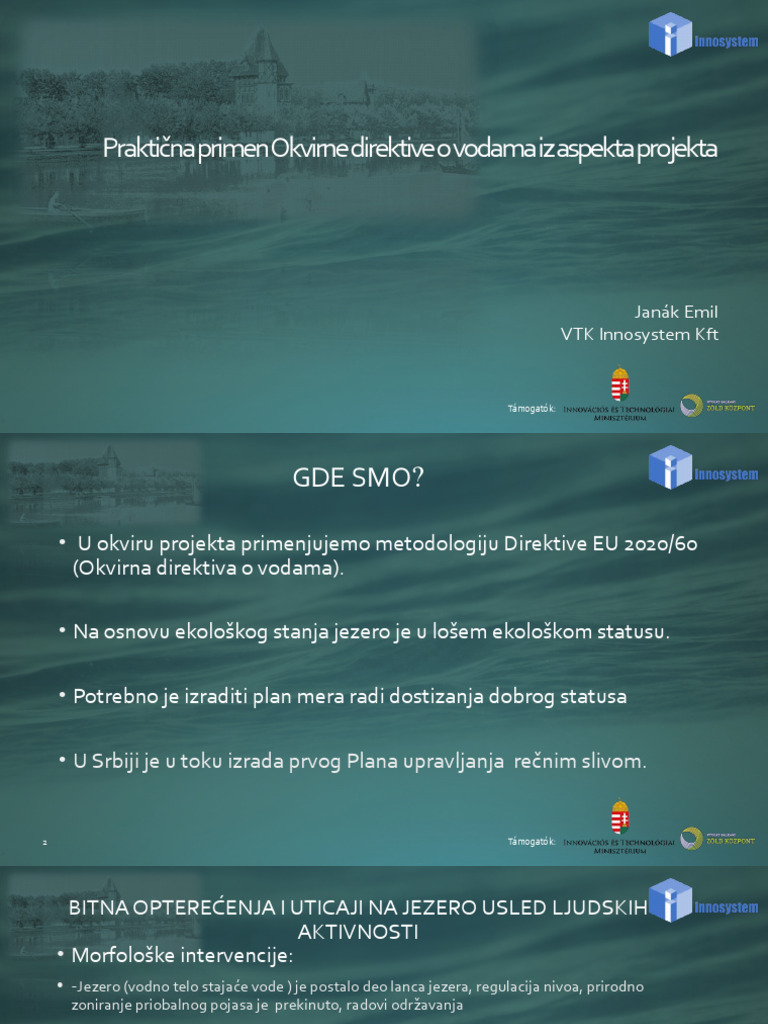 6 Primena Okvirne Direktive | PDF