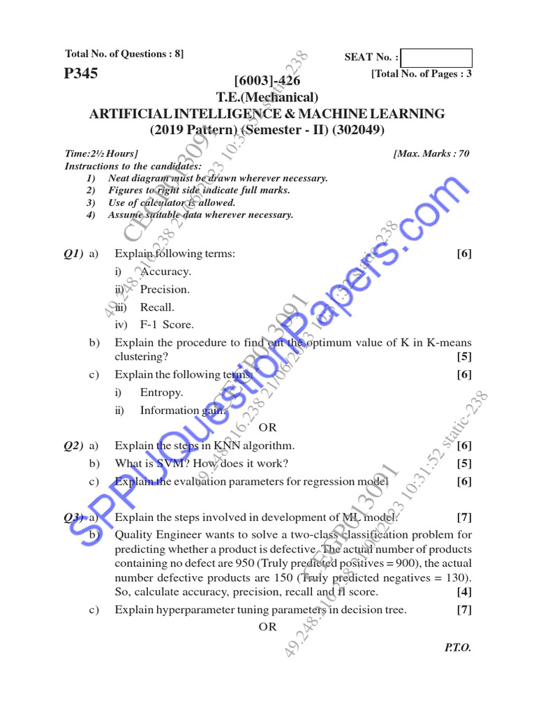 Aiml 1 | PDF | Artificial Neural Network | Applied Mathematics