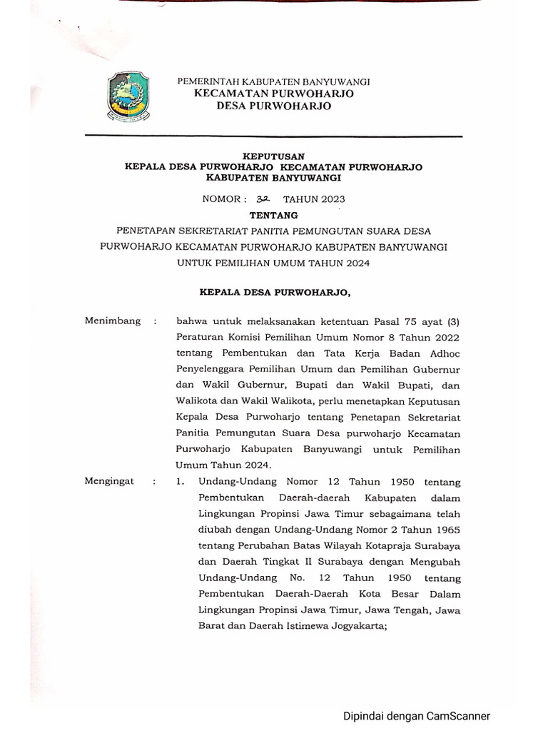 SK Sekretariat Pps2 | PDF