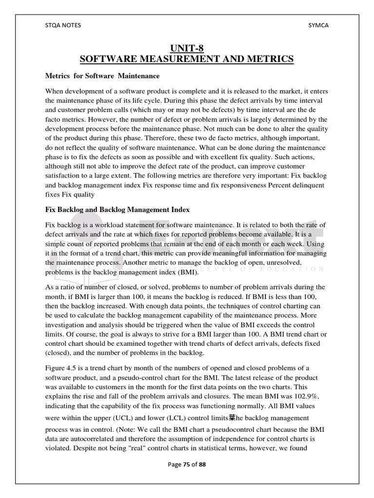 Software Maintenance Metrics Guide | PDF | Reliability Engineering ...