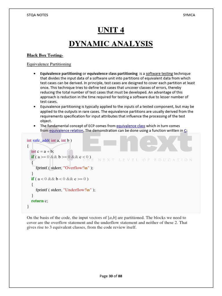 Unit-4 Dynamic Analysis (E-Next - In) | Download Free PDF | Software ...