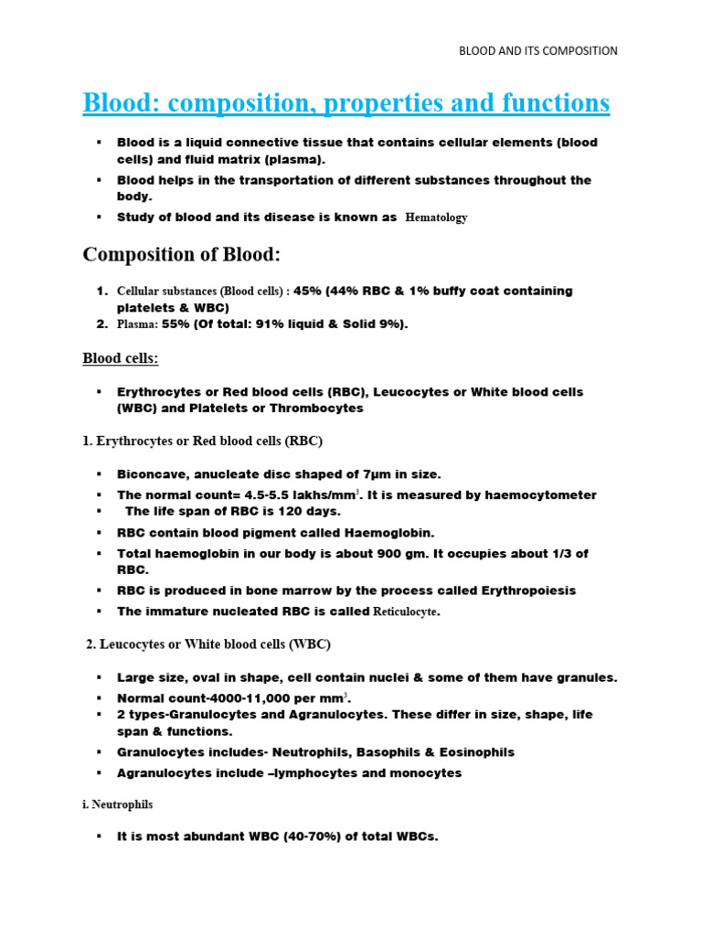 Blood Final | PDF | Coagulation | Blood Type