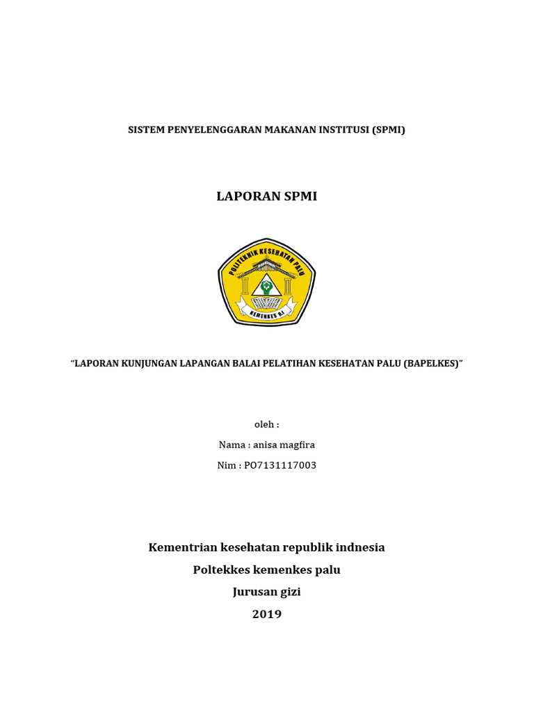 Contoh Laporan Spmi | PDF