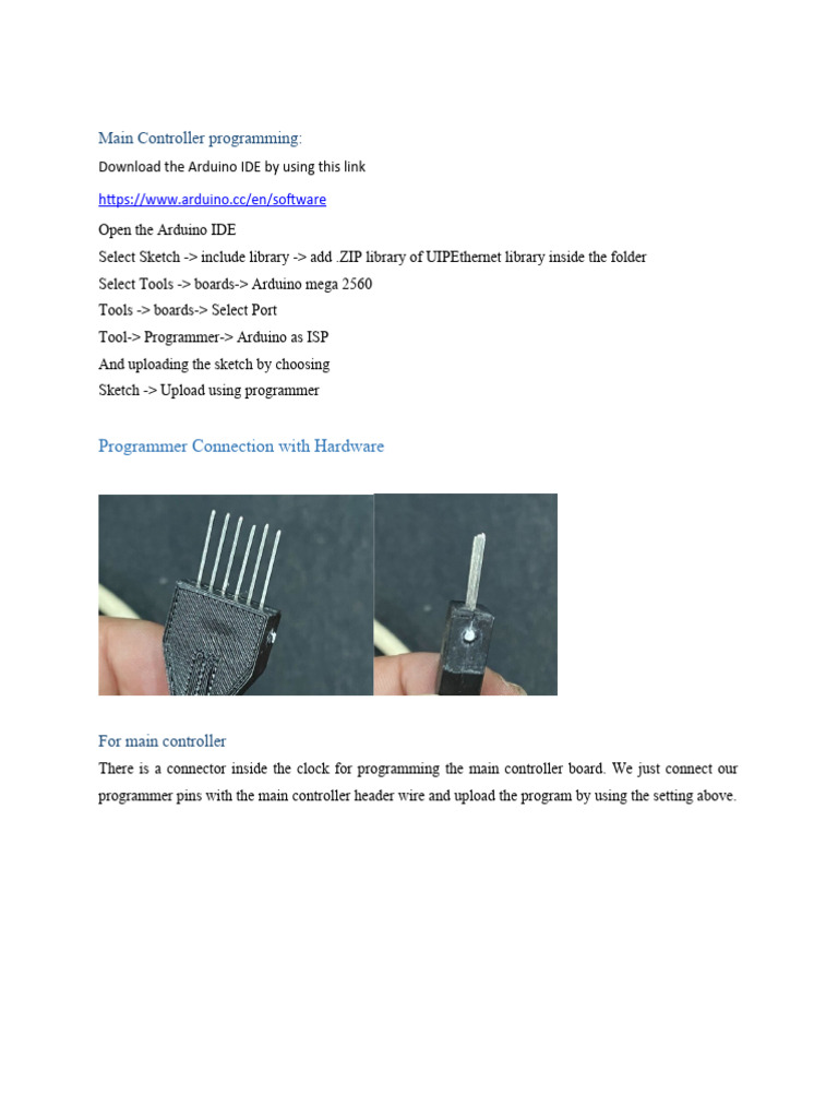 Main Controller Programming | PDF | Technology & Engineering