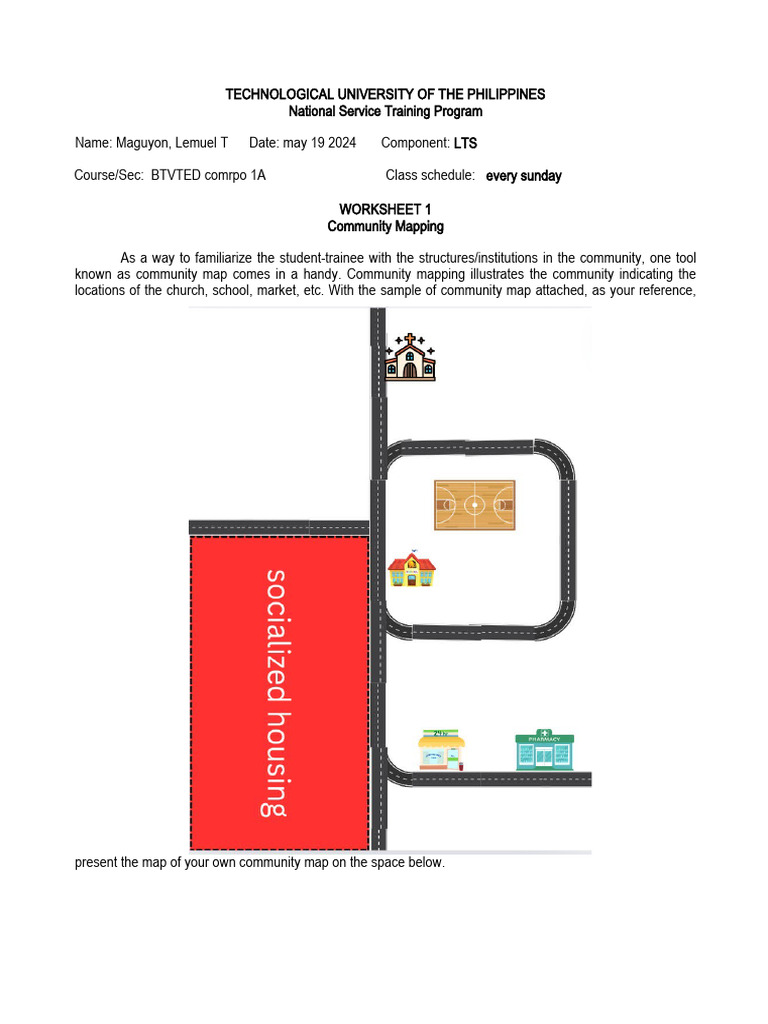 NSTP 2 Worksheet 1 MAP | PDF