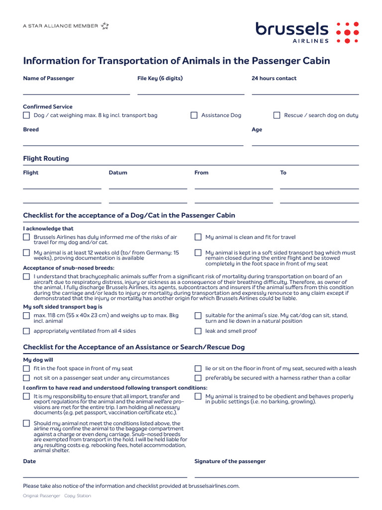 Pet Travel Guidelines for Passengers | PDF | Dogs | Animals And Humans