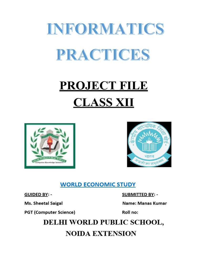 IP Project XII 2022 | PDF | Gross Domestic Product | Taxes
