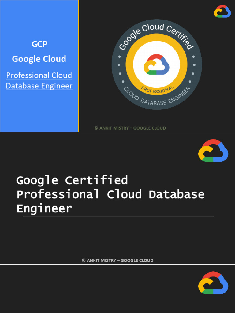 Google Cloud Professional Database Engineer Exam Questions | PDF | No ...