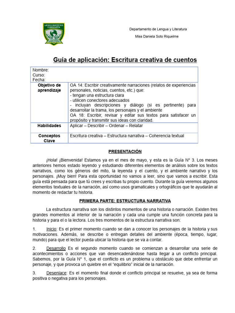 Escritura Creativa para Niños | PDF | Coma | Narración