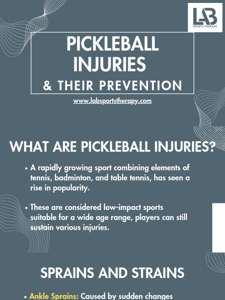 Preventing Pickleball Injuries | PDF | Musculoskeletal System ...