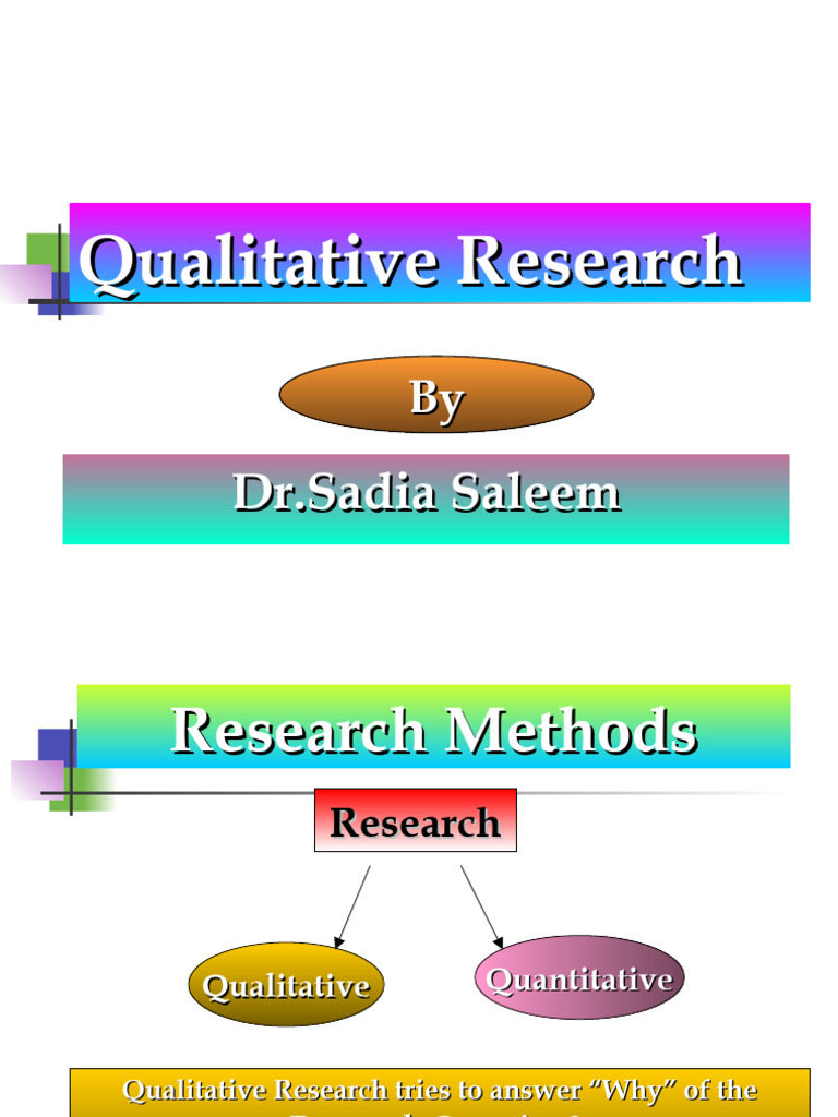 Qualitative | PDF | Focus Group | Qualitative Research