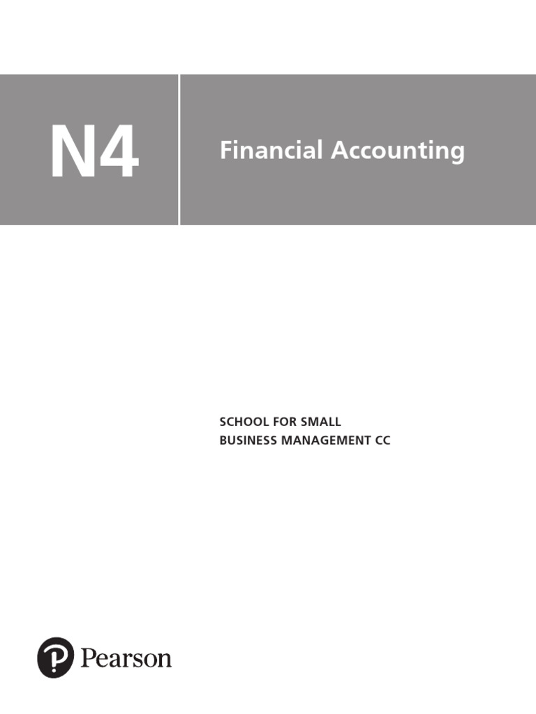 Financial Accounting N4 Sample Chapter | PDF | Debits And Credits ...