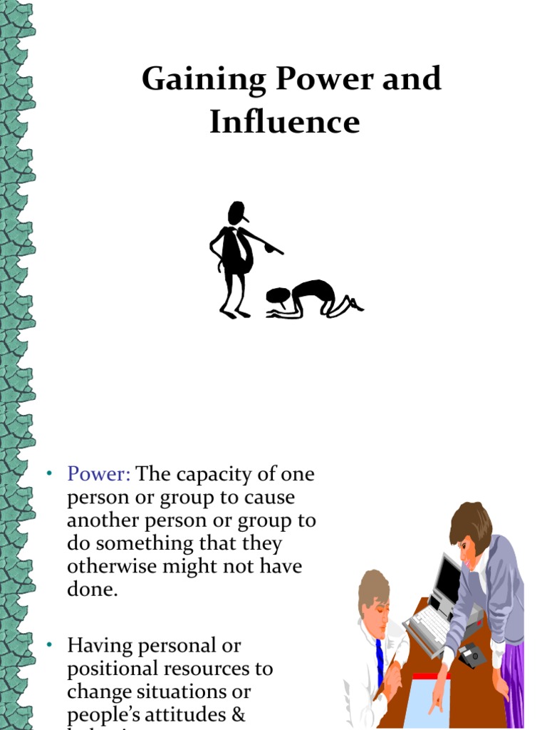 Power and Influence | PDF | Power (Social And Political) | Persuasion