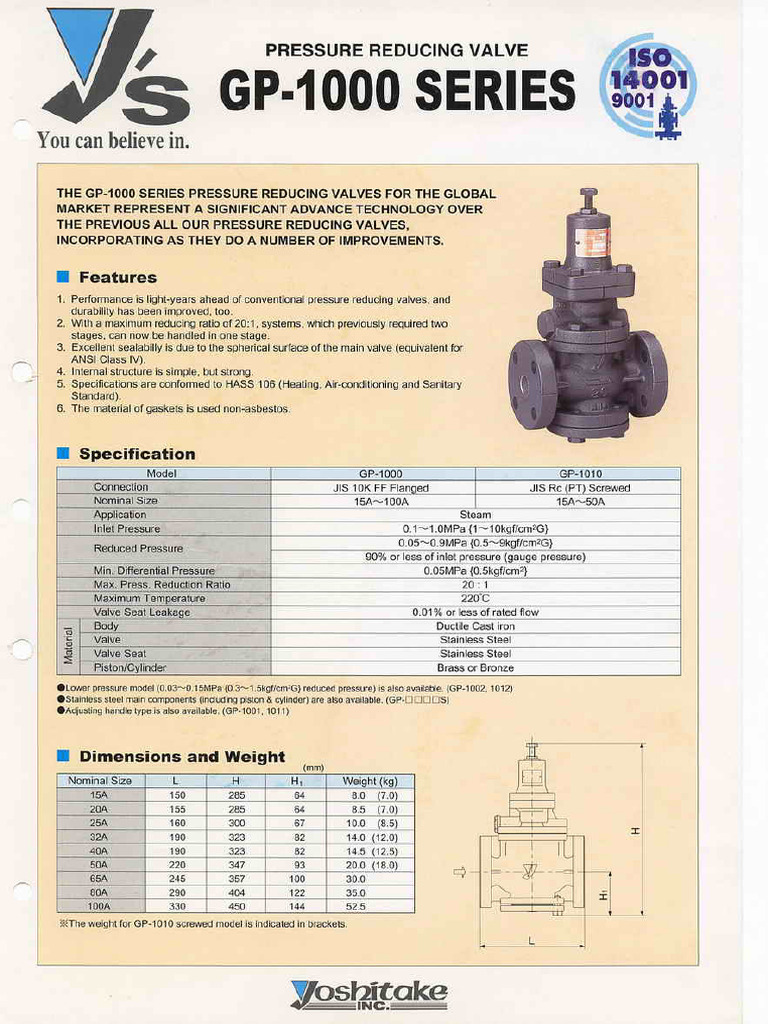 GP-1000 Catalog | PDF