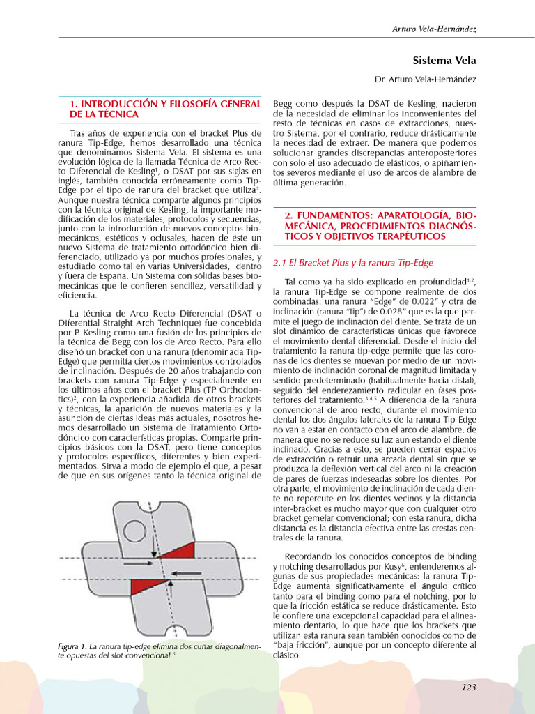Sistema Vela y Brackets Tip-Edge | PDF | Odontología | Diente