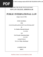 Renaissance Law College Study Material | PDF