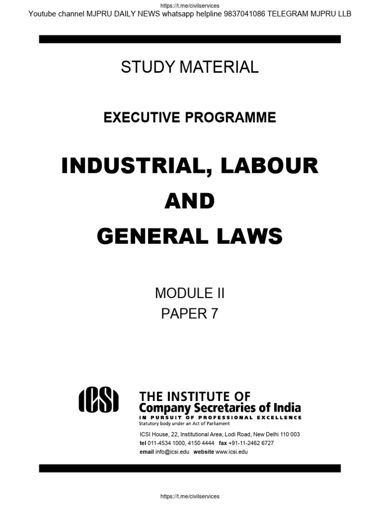 Labour Law | PDF