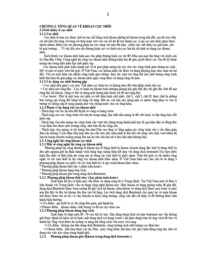 Ly Thuyet Tinh Toan May Khoan Hinh Tru | PDF