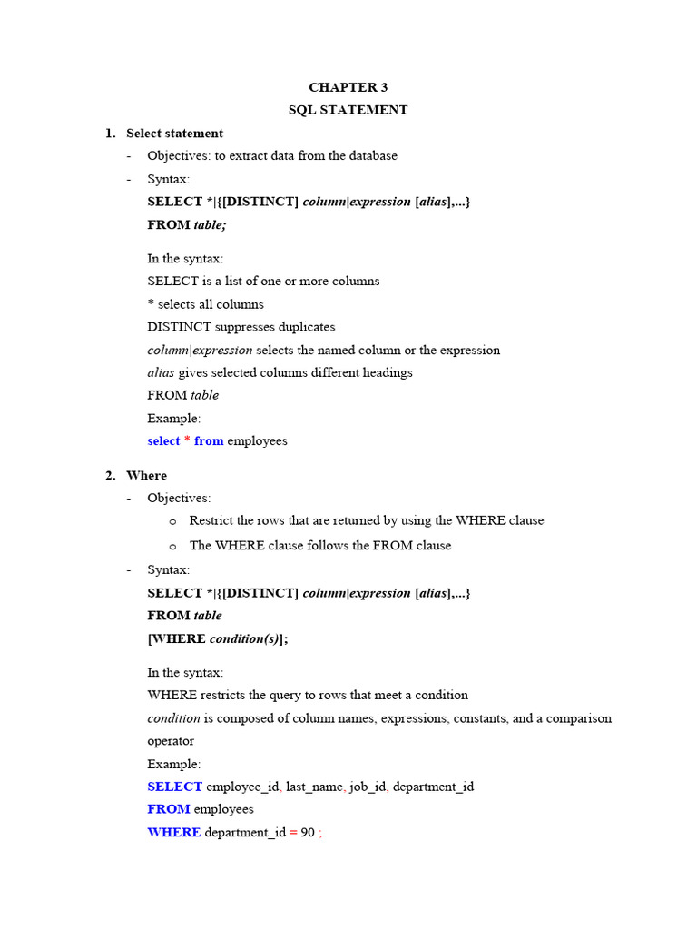 Chapter 3 | PDF | Table (Database) | Data Management Software