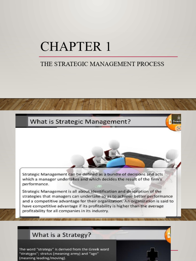 Chapter 1 | PDF | Strategic Management | Swot Analysis